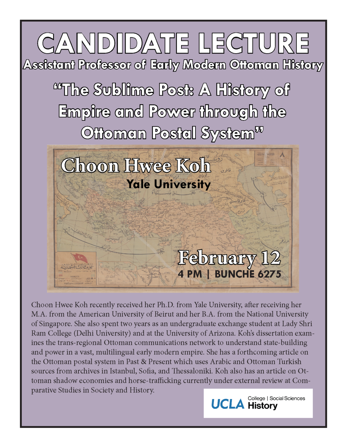 Choon Hwee Koh: “The Sublime Post: A History of Empire and Power ...