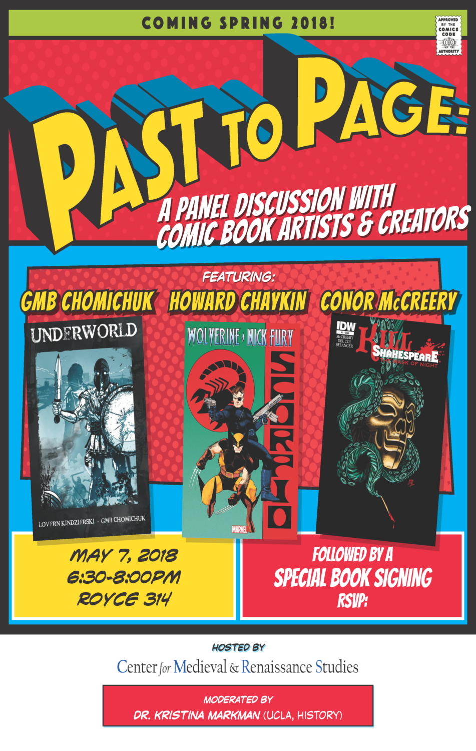 Past to Page: A Panel Discussion with Comic Book Artists and Creators ...
