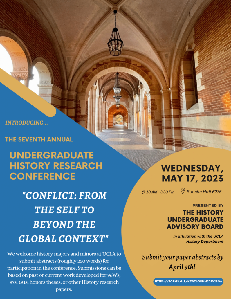History Undergraduate Conference - UCLA Department of History