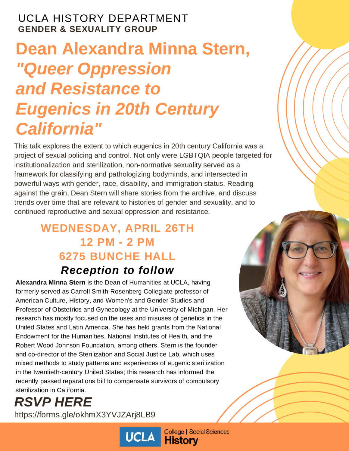 Dean Alexandra Stern, “Queer Oppression and Resistance to Eugenics in ...